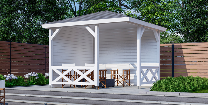 Tuinpaviljoen tegen de laagste prijs? - Tuindomein.nl