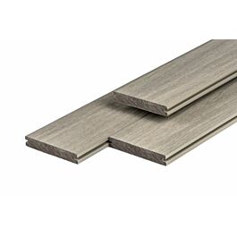 PuraShield composiet vlonderplank 2,3 x 13,8 x 500 cm clip systeem, massief, light grey